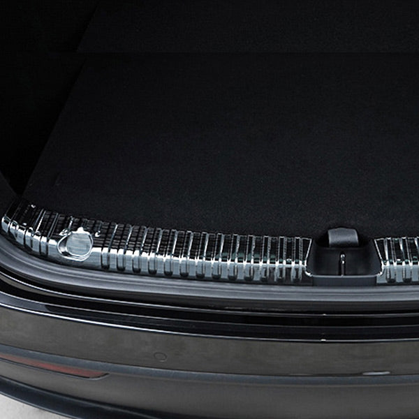 Tesla Model Y stainless steel rear trunk protection | Model Sports